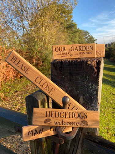 Oak Signs - Personalise Your Message Here | Custom Me Up Laser Engraving