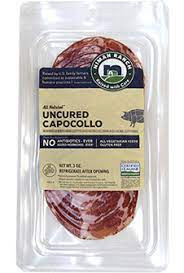 Niman Ranch All Natural Uncured Capocollo Slices | goods2door.com