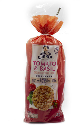 Quaker Tomato & Basil Rice Cakes. | goods2door.com