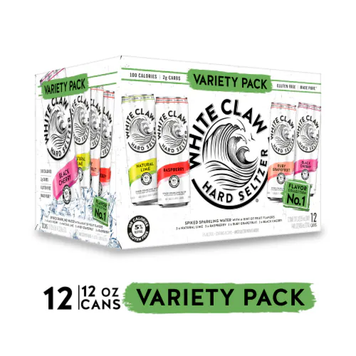 White Claw Hard Seltzer Variety Pack No 1......12pk | goods2door.com
