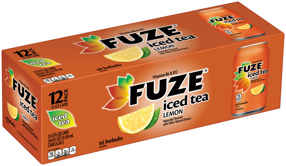 Fuze Iced Tea Lemon. 12 cans. | goods2door.com