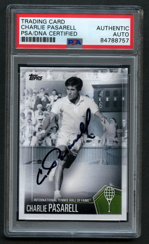 Charlie Pasarell #45 signed autograph 2019 Topps Tennis Hall of Fame ...