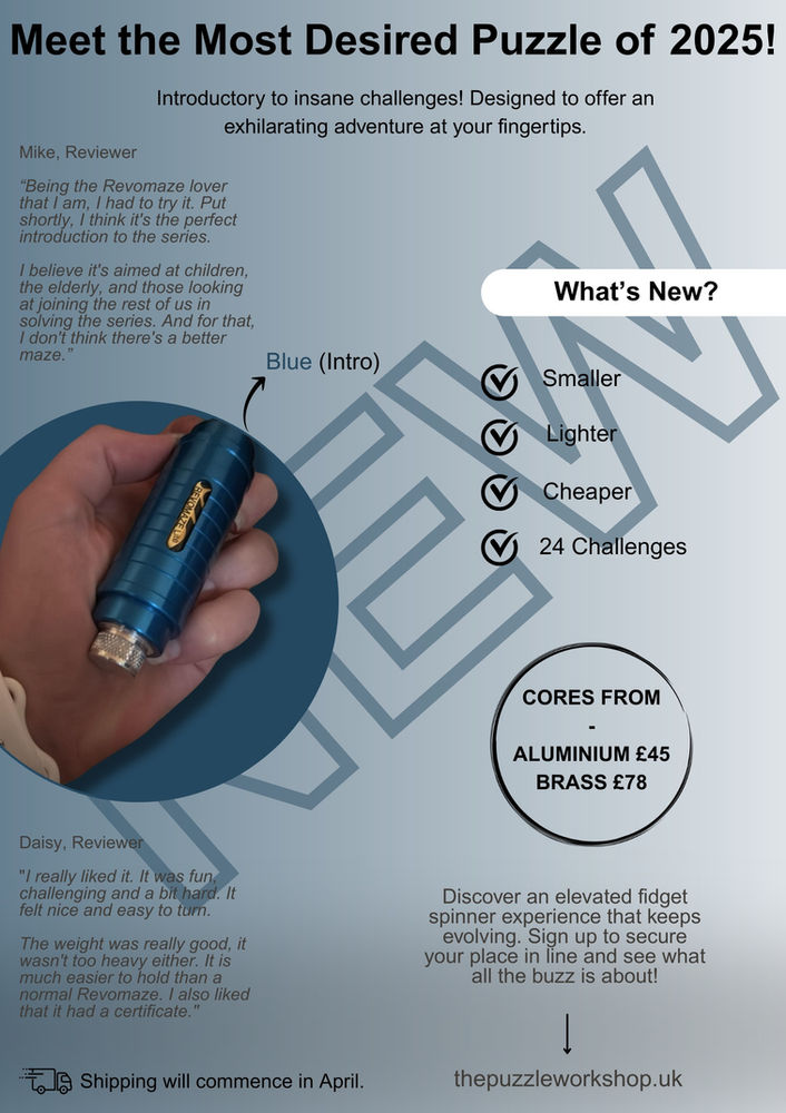 REVOMAZE Lite Reviewers | The Puzzle Workshop