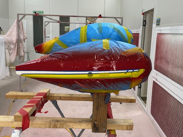 Aircraft Spray Painting