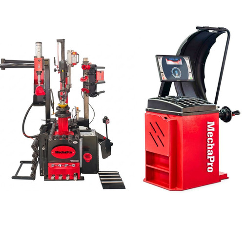 Mechapro Auto Tire Changer & Wheel Balancer Combo 12"-28" Lean Back ...