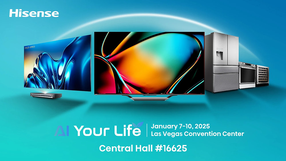 Hisense brings its largest showcase to CES 2025 featuring smart ...