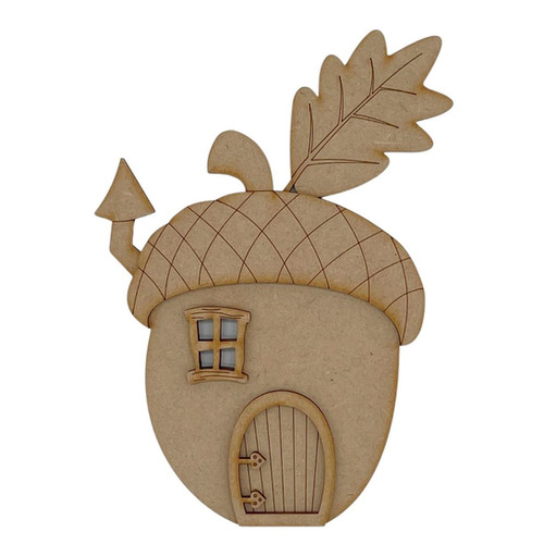 MDF Wooden Fairy Door Kit Acorn | woodenshapecompany
