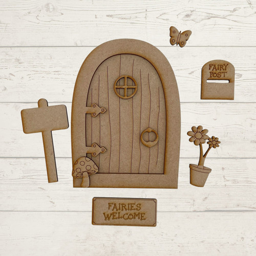 MDF Fairy Door C | woodenshapecompany