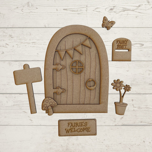 MDF Fairy Door CB | woodenshapecompany