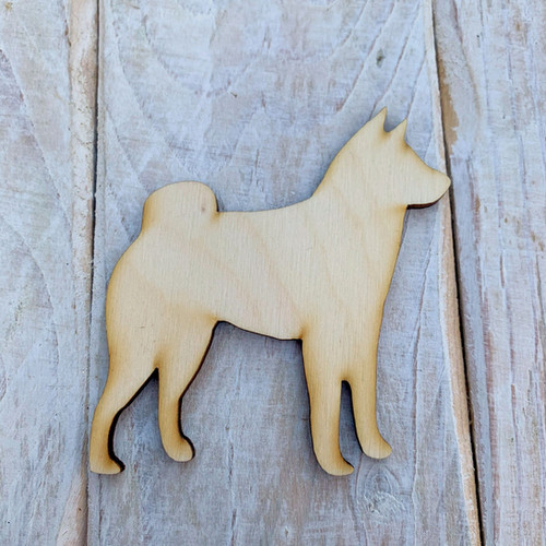 Plywood Huskie Dog Shape 10 PACK | woodenshapecompany