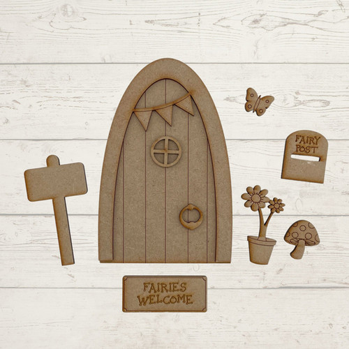 MDF Fairy Door BBD | woodenshapecompany