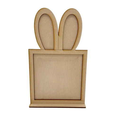 Easter Ear Frame on Stand Ear Frame | woodenshapecompany