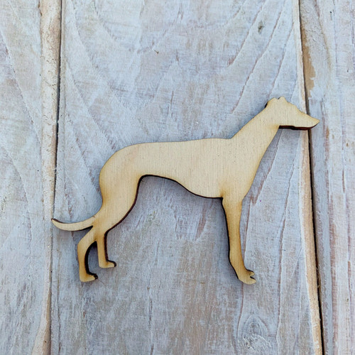 Plywood Whippet Dog Shape 10 PACK | woodenshapecompany