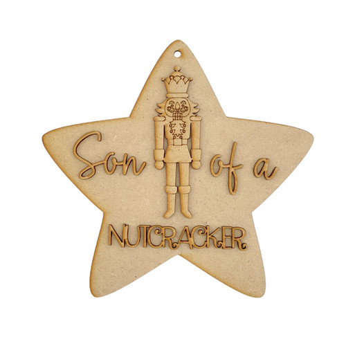 MDF Christmas Nutcracker Theme Star Sign Son of a Nutcracker ...