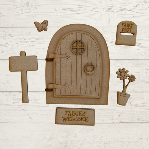 MDF Fairy Door Open C | woodenshapecompany