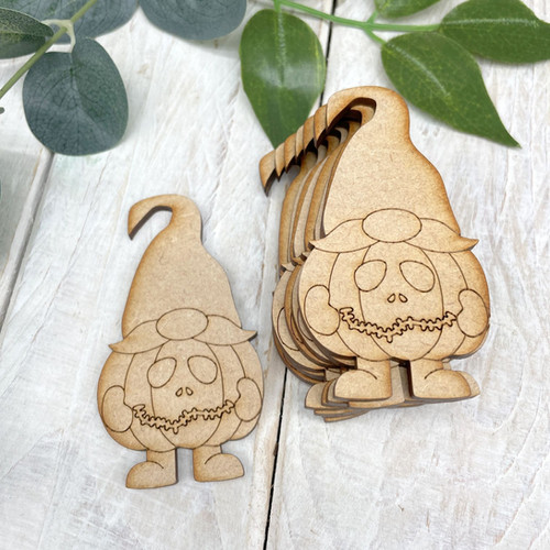 MDF Gnome Pumpkin 10 Pack | woodenshapecompany
