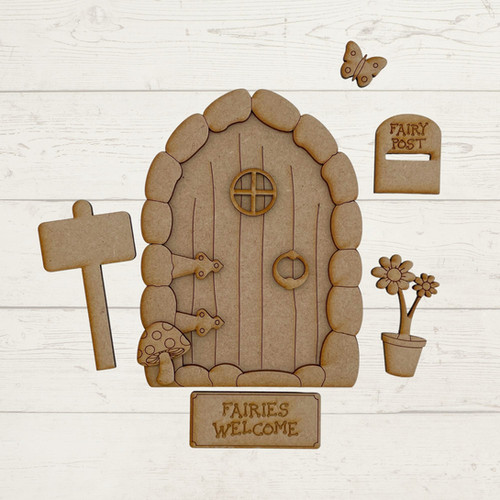 MDF Fairy Door CS | woodenshapecompany