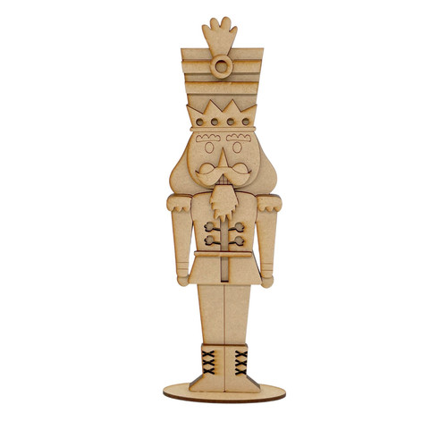 MDF Christmas Theme Nutcracker Layered 2 | woodenshapecompany
