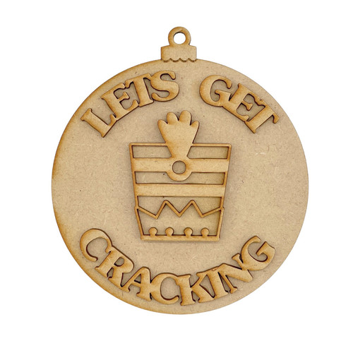 MDF Christmas Nutcracker Theme Bauble Lets get cracking ...