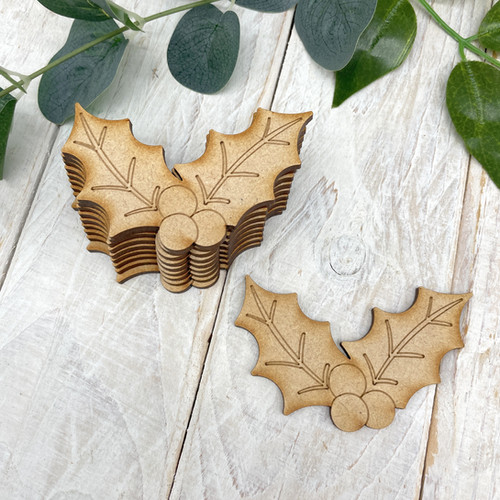 MDF Holly 10 Pack | woodenshapecompany