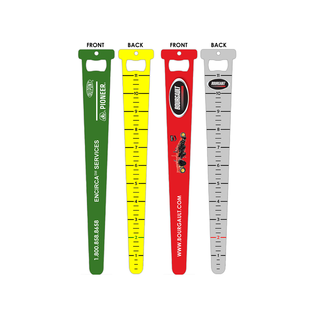 12" Seed Depth Ruler with Bottle Opener