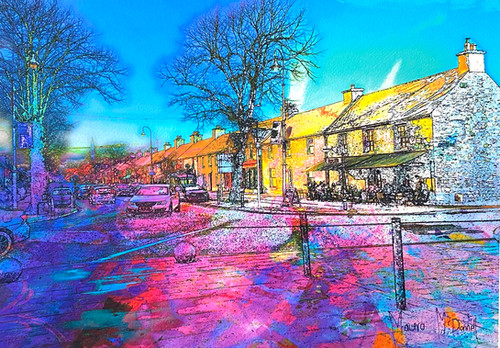 Maynooth Town Streetscape Nr. 1 - Limited Edition Fine Art Print ...