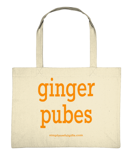 Ginger Pubes Tote Bag | Simply Awful Gifts