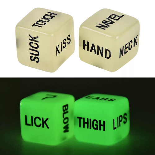 Sexy Foreplay Dice Glow in the Dark | Simply Awful Gifts