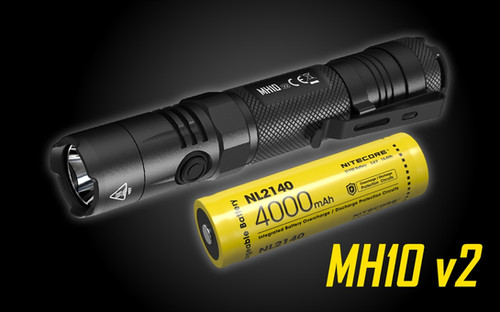 Nitecore MH10 v2 1200 Lumen USB-C Rechargeable Flashlight | Link&A USA