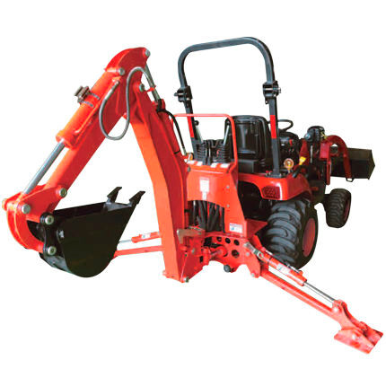 Backhoe with subframe and 9" Bucket (I-SB2410SL) | Kioti Tractor Store