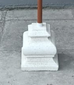 Stone parasol base | Balinese Parasols UK