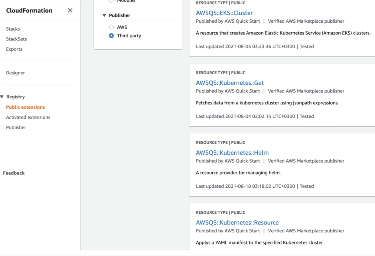 How to deploy Helm charts to an EKS cluster through AWS CloudFormation