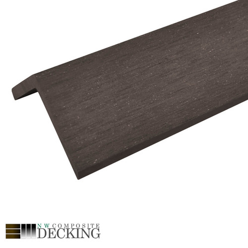 Antique Ash Composite Decking Trim 3660mm | Corner | Fasica | Edging ...