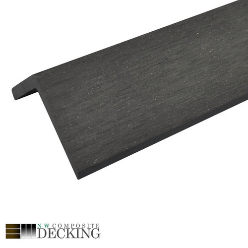 Ancient Black Composite Decking Trim 3660mm | Corner | Fasica | Edging ...