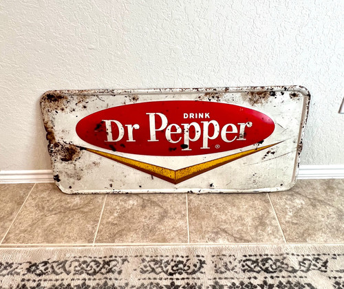 ‘Dr. Pepper’ Metal Sign | Pierce Vintage Co.