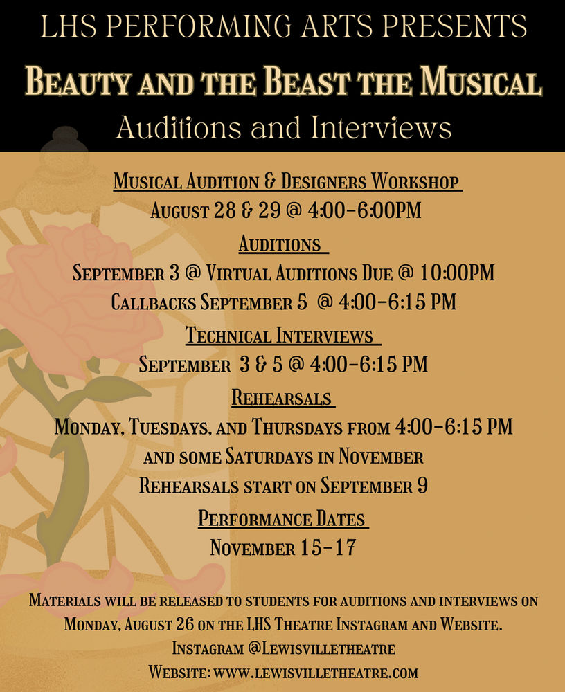 Exciting Musical Dates! | Lewisville Theatre
