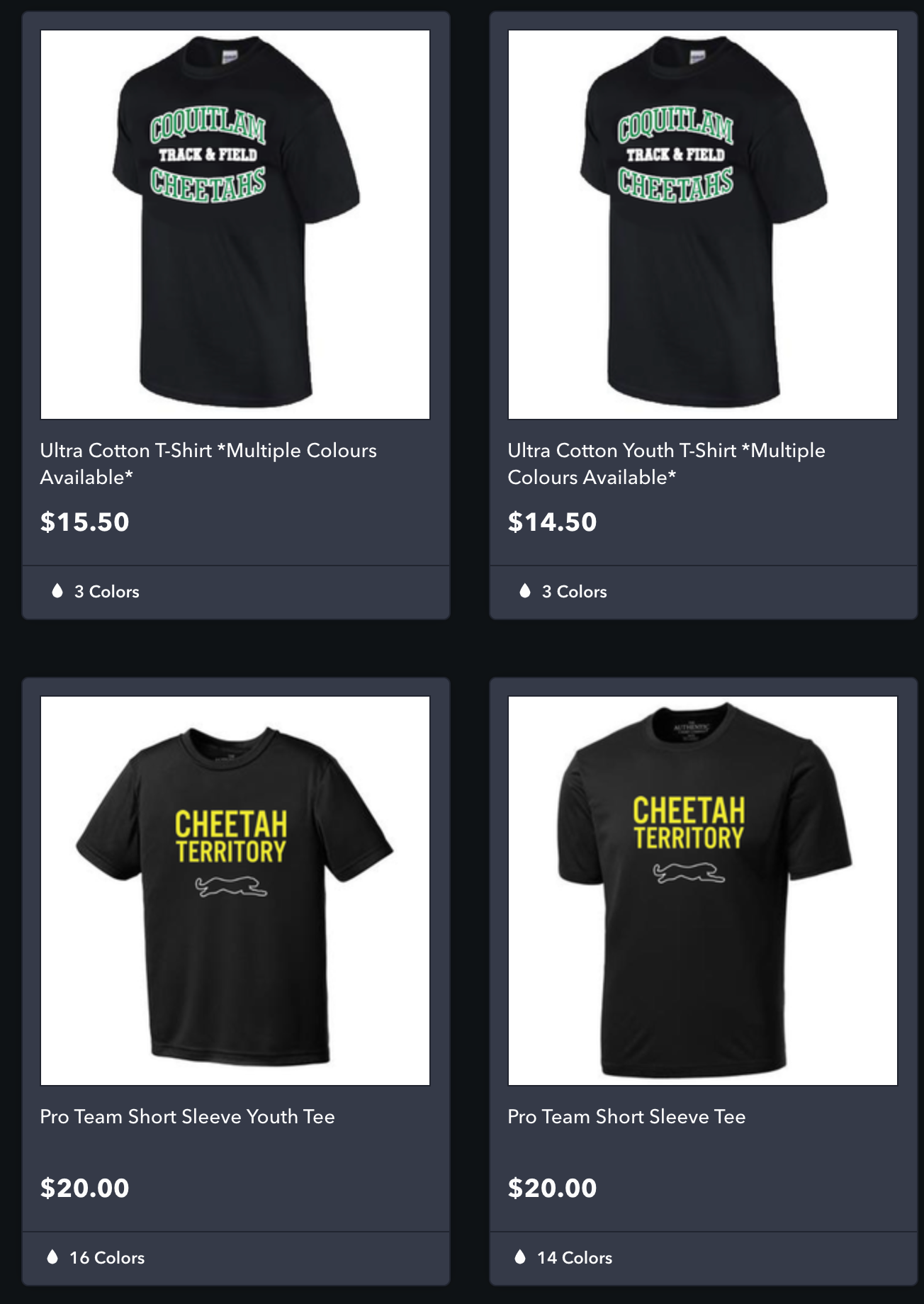 Universal Track and Field Meet sign up | Coquitlam Cheetahs