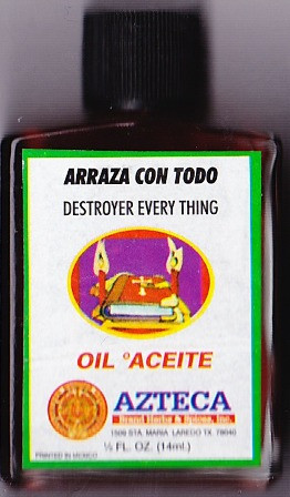 Arraza Con Todo Oil | casacandles