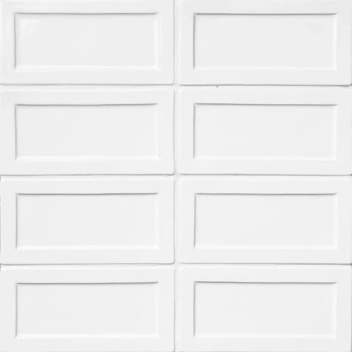 Royal White Glossy Eren Ceramic Wall Decos 3x6 | Coliseum Tile