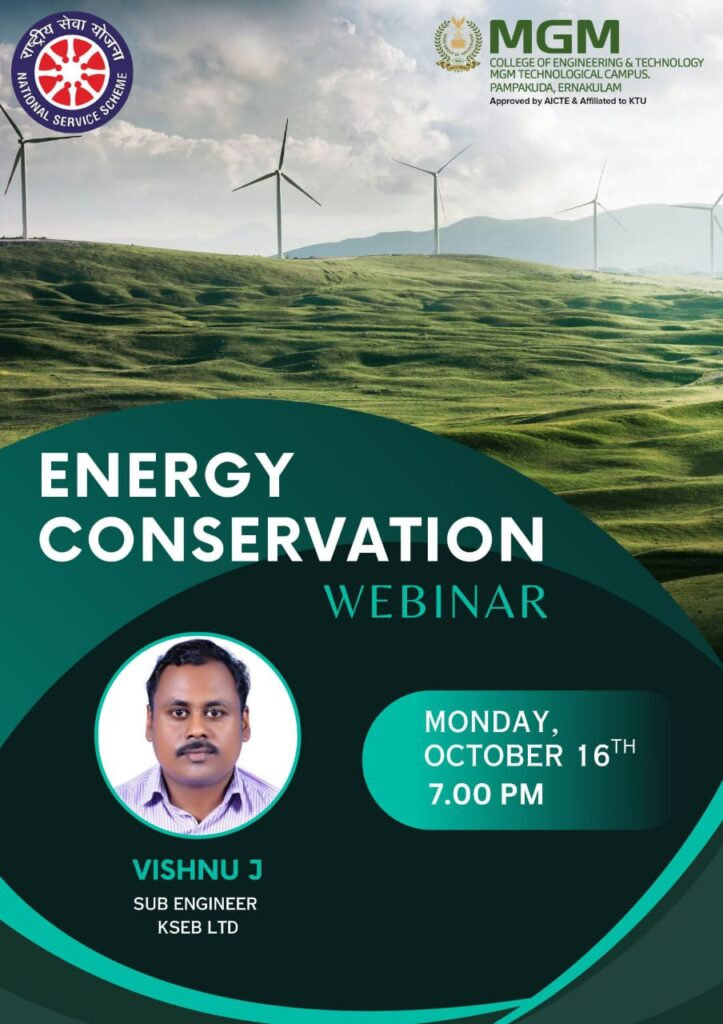 ENERGY CONSERVATION – Webinar | MGMCET