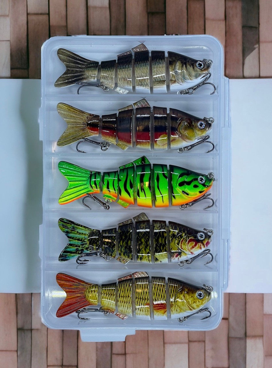 6 Segmented Fishing Lures | Pine State Tackle