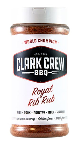 Clark Crew BBQ: Royal Rib Rub, 11oz | Pitmaster BBQ Supply