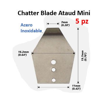 Chatter Blade Ataud Mini -- 5 pz | Pescacraft