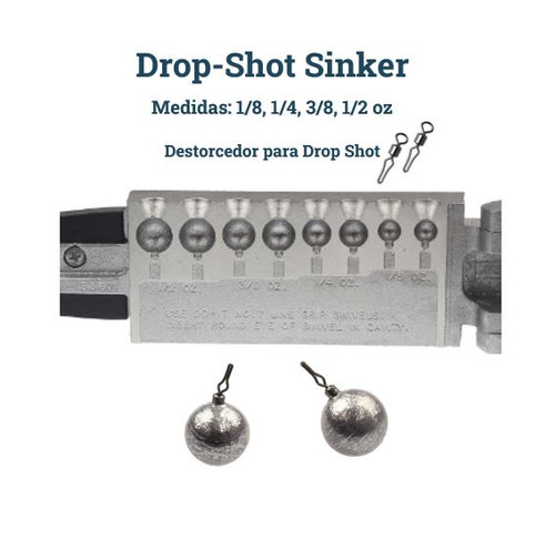 Molde Drop Shot Sinker | Pescacraft