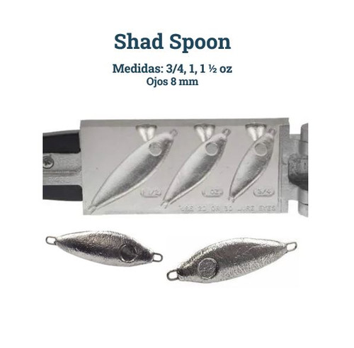 Molde Shad Spoon | Pescacraft