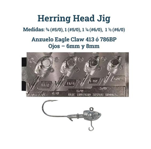 Molde Herring Head Jig Grande | Pescacraft