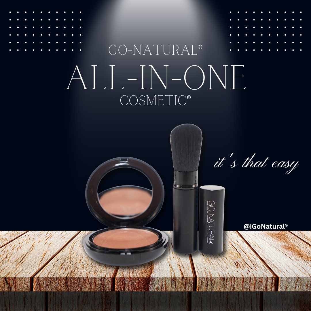 Go-Natural The All-In-One Cosmetic Makeup Powder Las Vegas USA Canada