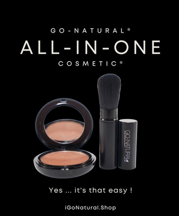 Go-Natural The All-In-One Cosmetic Makeup Powder Las Vegas USA Canada