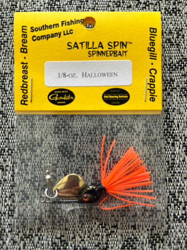 Satilla Spin Spinnerbait - Halloween | Tiger Creek Bait