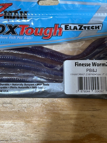 ZMAN Finesse WormZ - PB&J | Tiger Creek Bait